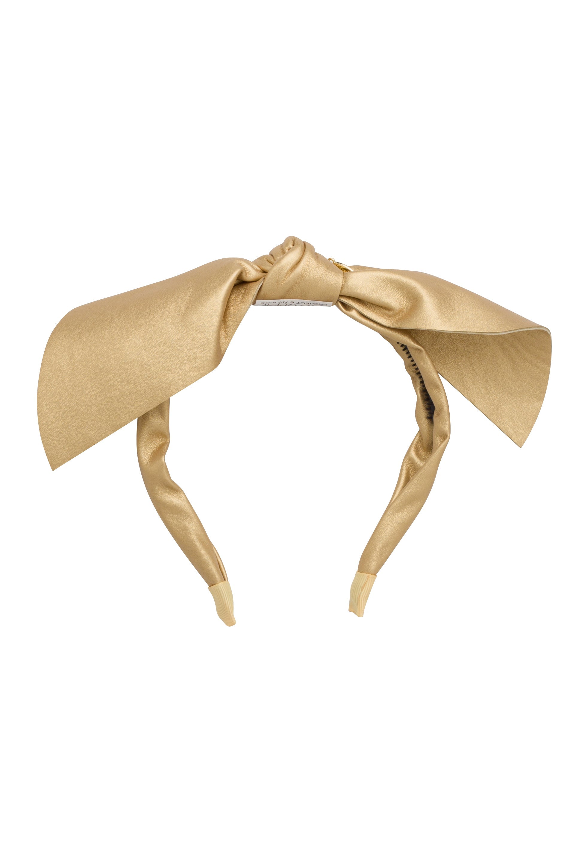 Perfect Leather Pointy Bow Headband - Gold – THE ADDRESS